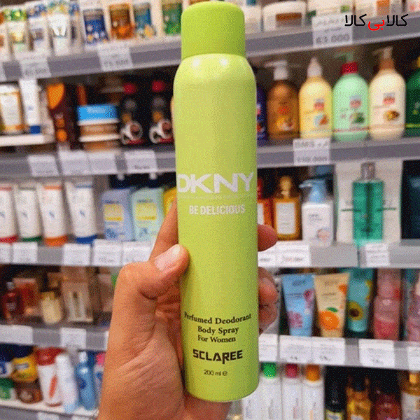 قیمت و خرید اسپری خوشبو کننده‌ی بدن اسکلاره دی کی ان وای زنانه حجم 200 میل