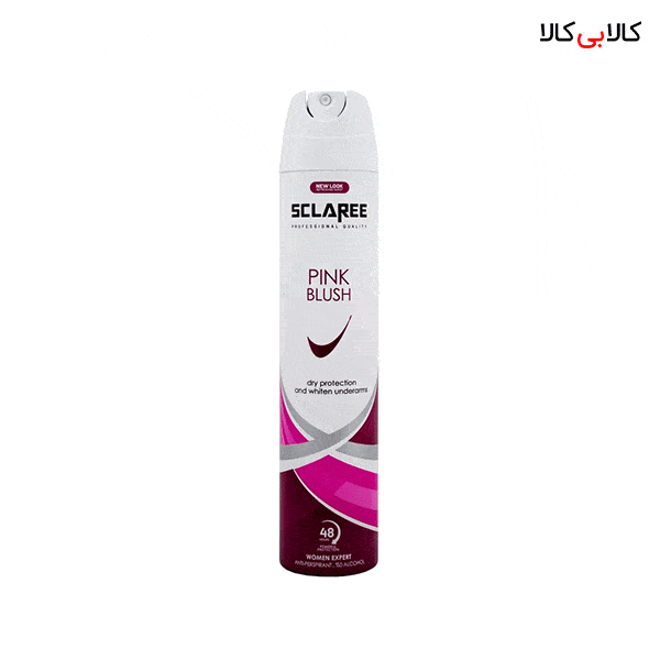 خرید اسپری ضد تعریق اسکلاره پینک بلاش Sclaree Pink Blush زنانه حجم 200 میل